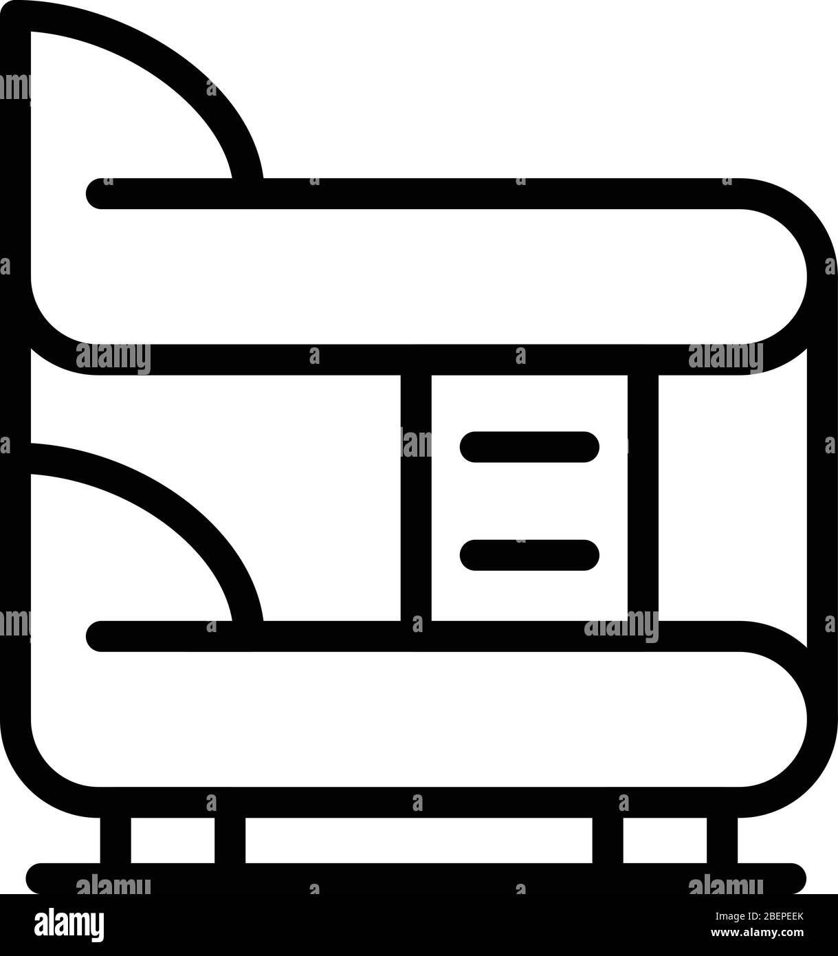 Hotel bunk bed icon, outline style Stock Vector Image & Art - Alamy