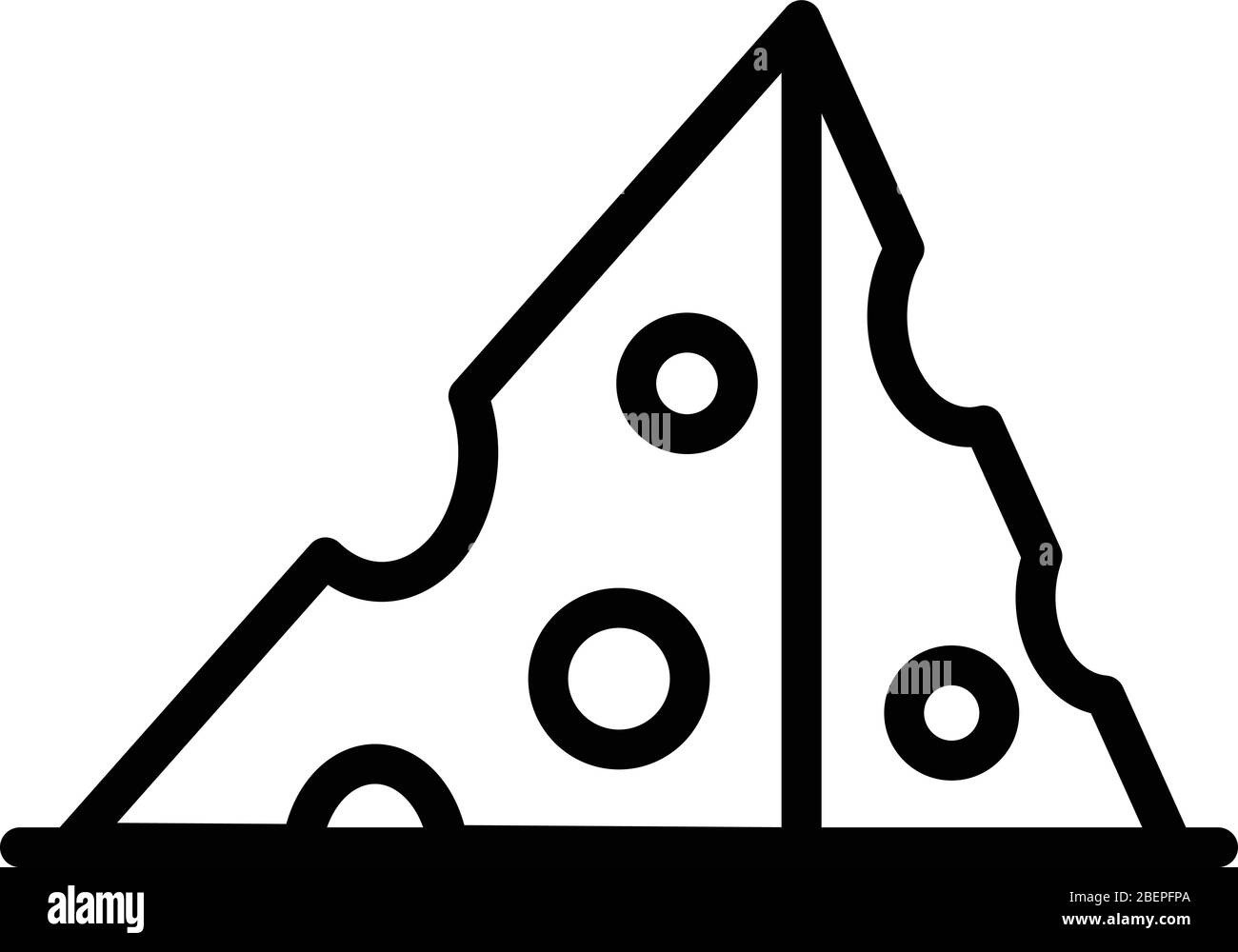 French cheese icon, outline style Stock Vector Image & Art - Alamy