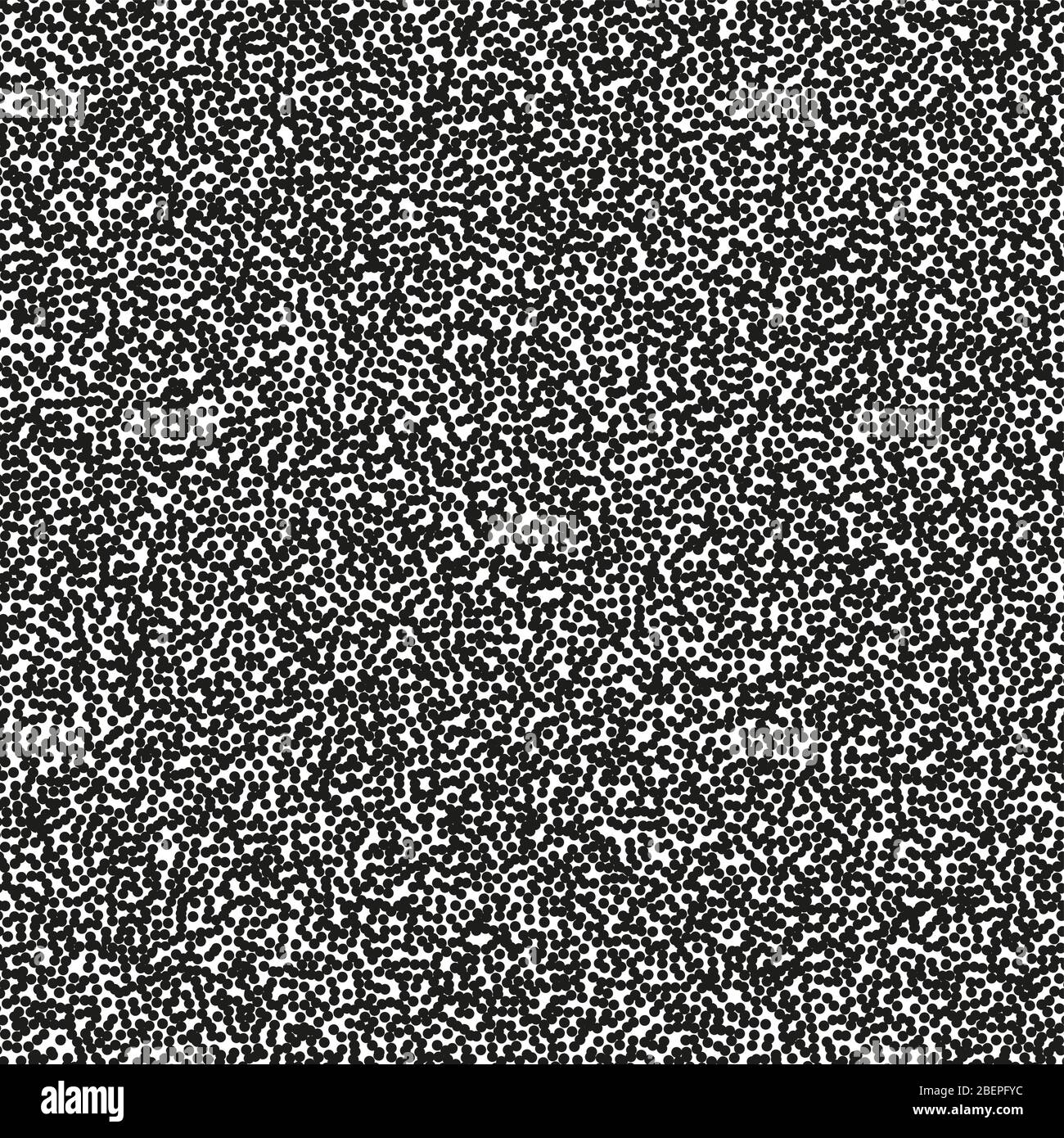 Pointillism high density seamless dots pattern. Abstract monochrome ...