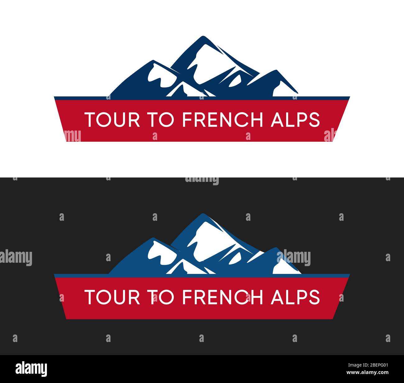 Alpine france french alps Stock Vector Images - Alamy