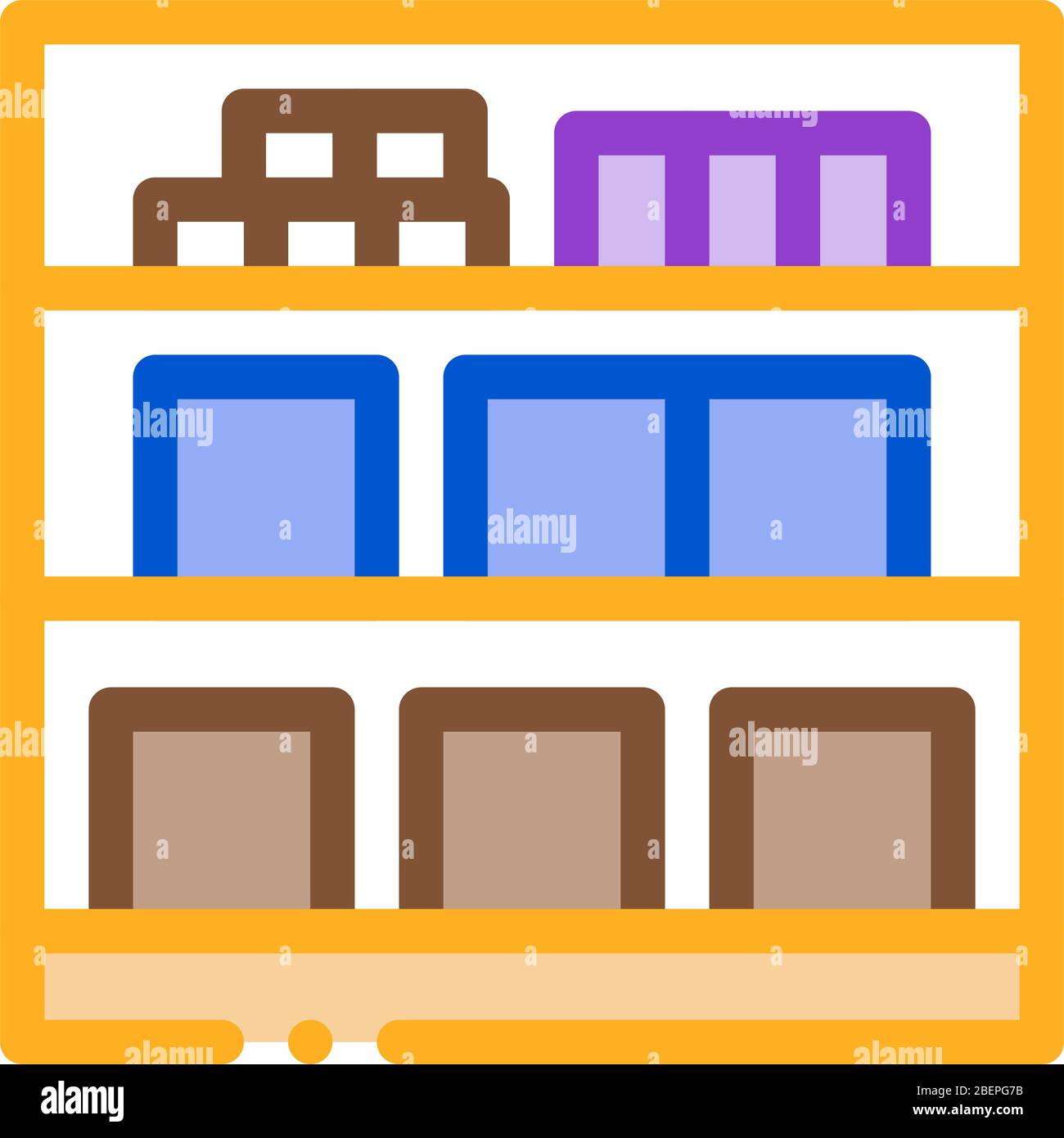 basement cellar icon vector outline illustration Stock Vector Image ...