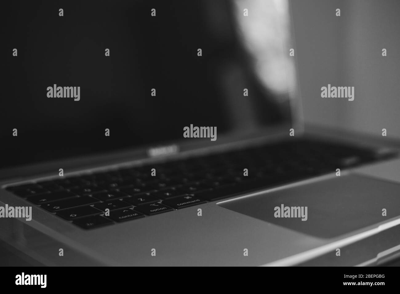 Macro close-up of the keyboard of the brand new 13" 2020 MacBook Air by ...