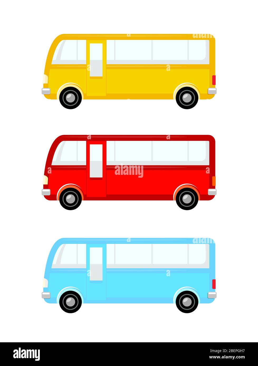 Side view of public transit bus Stock Vector Images - Alamy