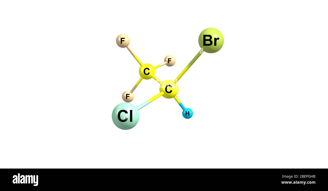 Halothane or Fluothane is a general anesthetic that is inhaled Stock ...