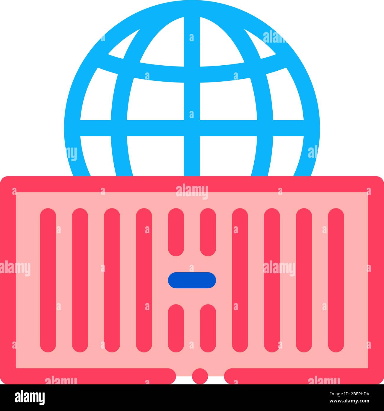 world currency icon vector outline illustration Stock Vector Image ...