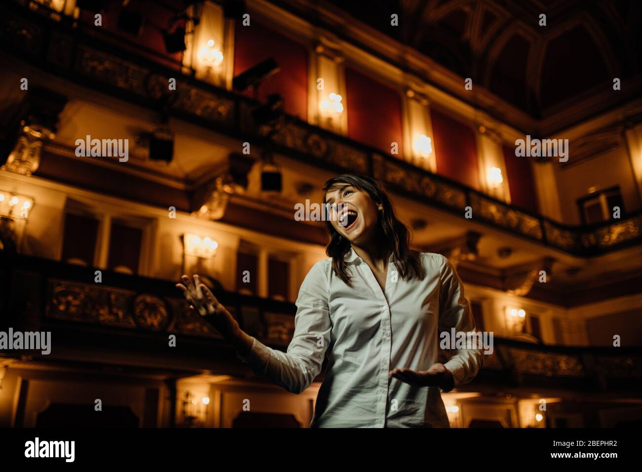Performing entertainer hi-res stock photography and images - Alamy