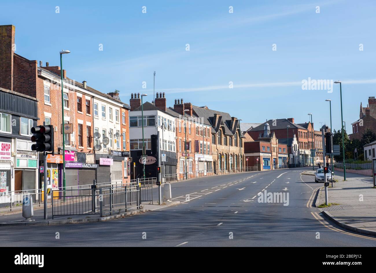 Carlton Road in Sneinton, captured during the Coronavirus lockdown ...