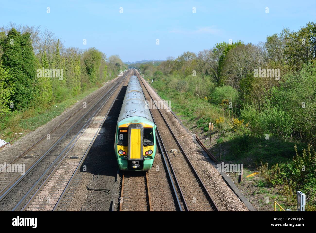 Electrified third rail hi-res stock photography and images - Alamy