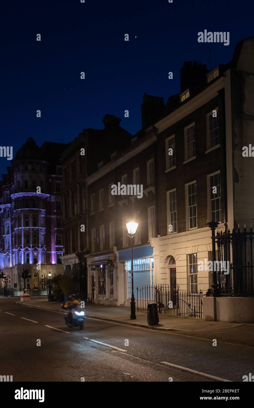 London Empty Street Night