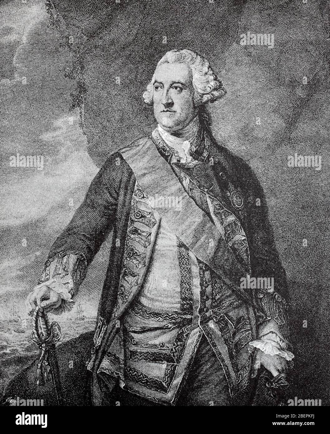 Edward Hawke, 1st Baron Hawke, 21 February 1705 - 17 October 1781, was ...