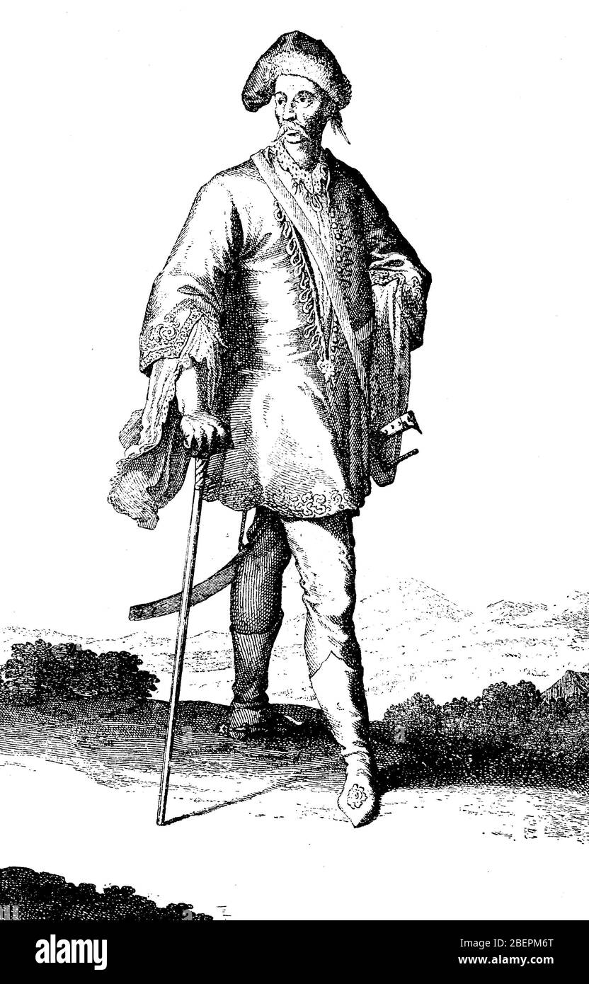 Hungarian official from 1700, Hungary / Ungarischer Beamter aus dem ...