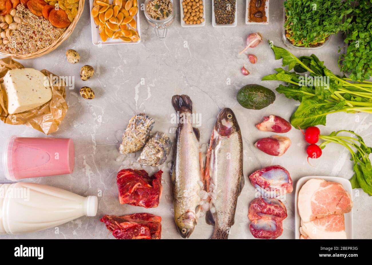 Variety of foods containing Zinc minerals , natural sources of vitamin ...