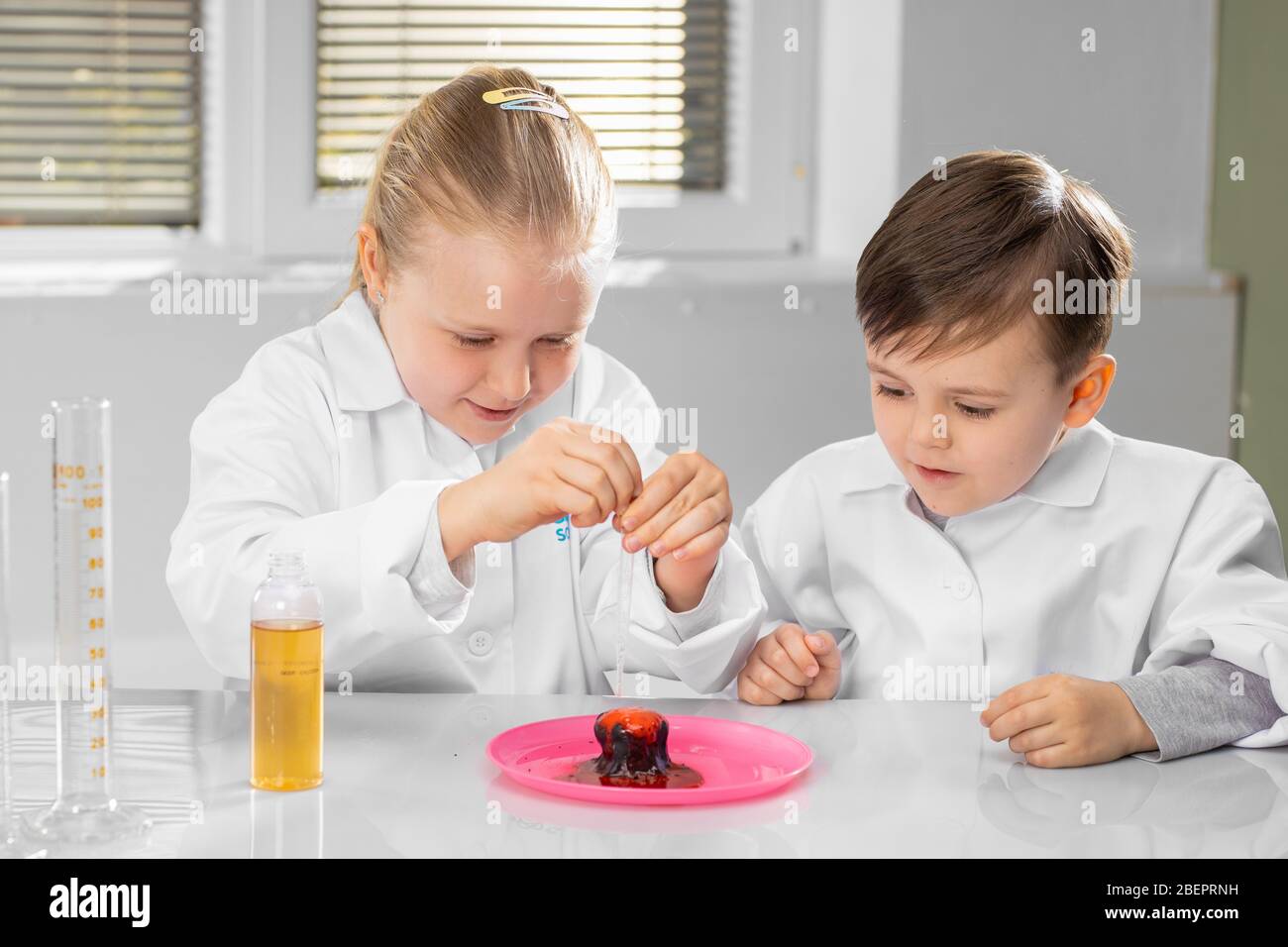 Practical learning with children hi-res stock photography and images ...