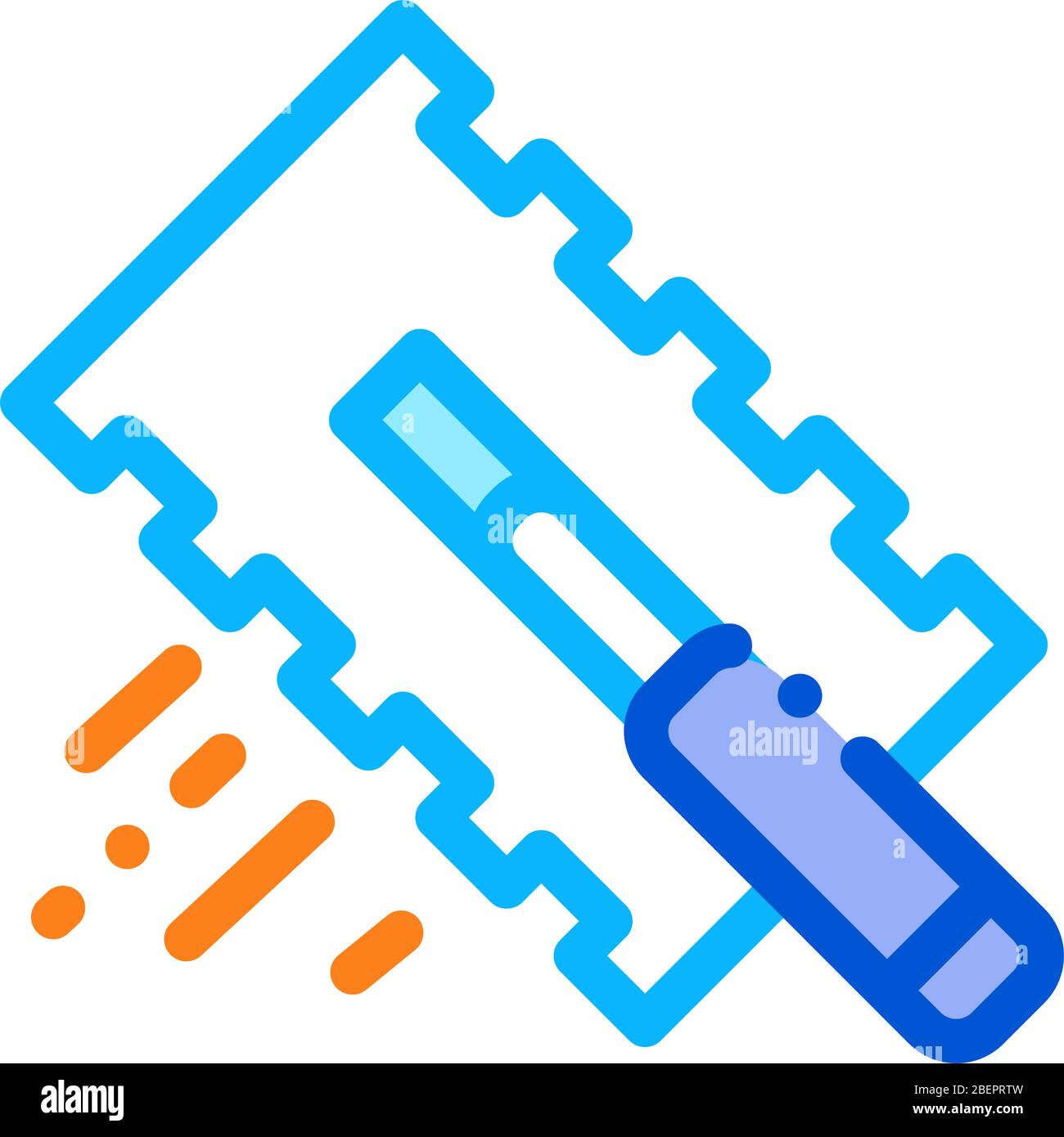 Installing ceramic tile Stock Vector Images - Alamy