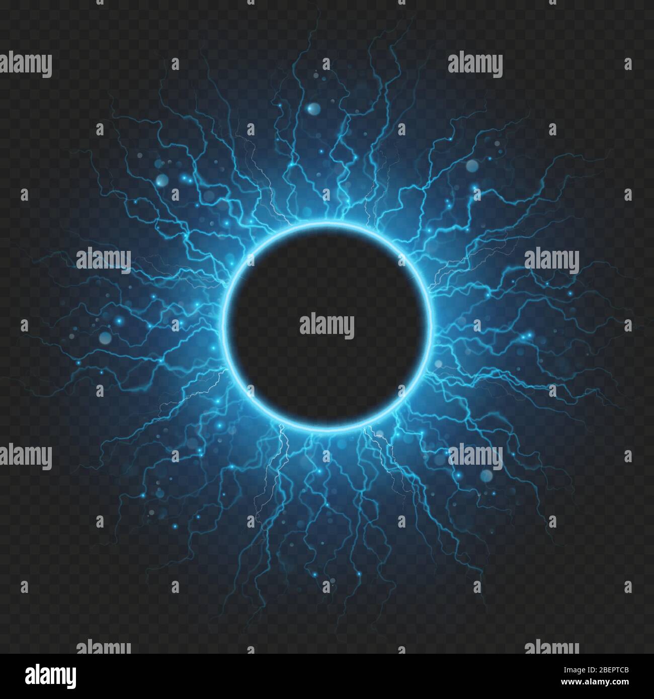 Charged with energy elementary particle electric frame lightning ...