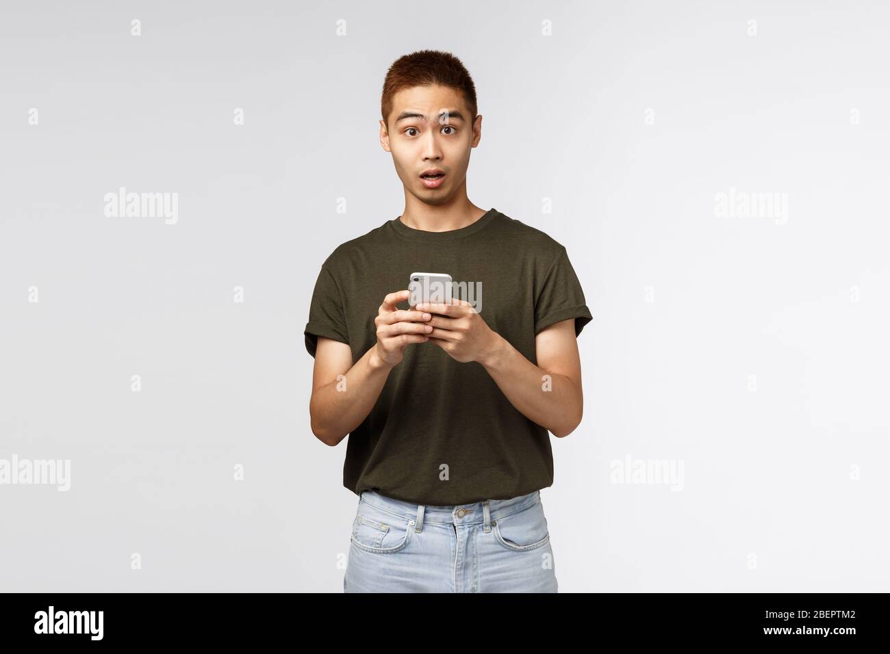 Portrait assertive man asking hi-res stock photography and images - Alamy