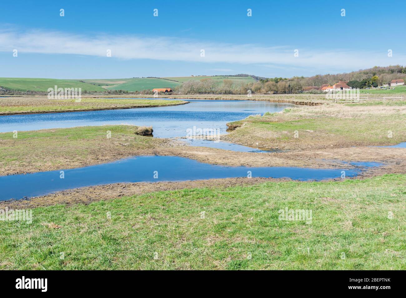 View of Cuckmere river, Sussex Stock Photo - Alamy