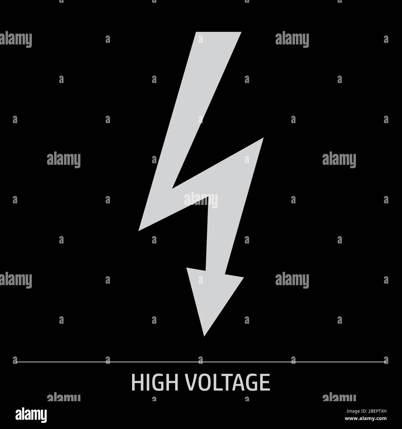 High voltage illustration Stock Vector Images - Alamy