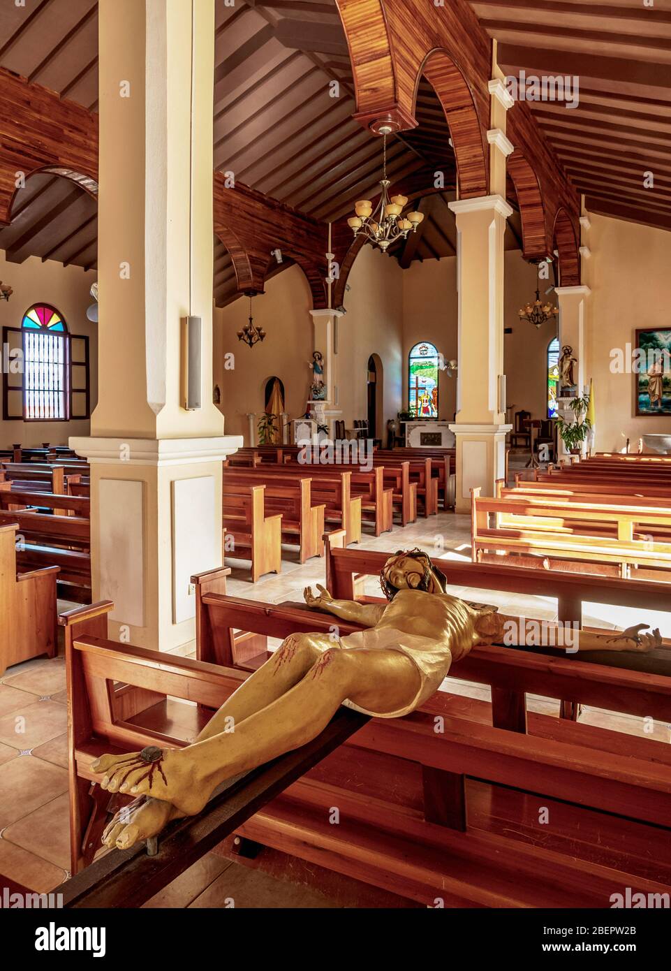 Nuestra Senora de la Asuncion Cathedral, interior, Baracoa, Guantanamo ...