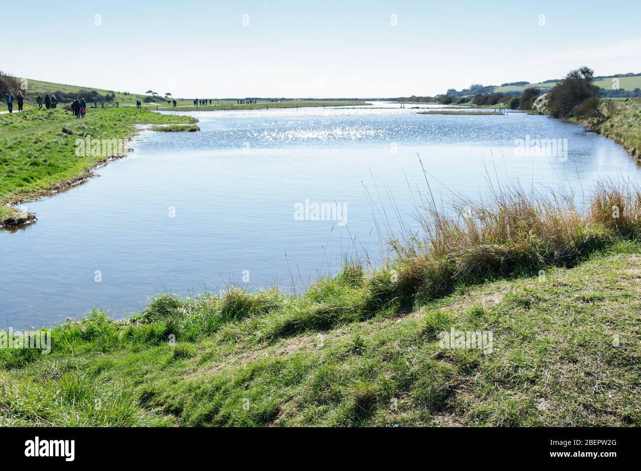 View of Cuckmere river, Sussex Stock Photo - Alamy