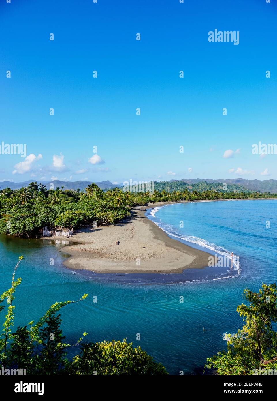Baracoa Beach, elevated view, Guantanamo Province, Cuba Stock Photo - Alamy