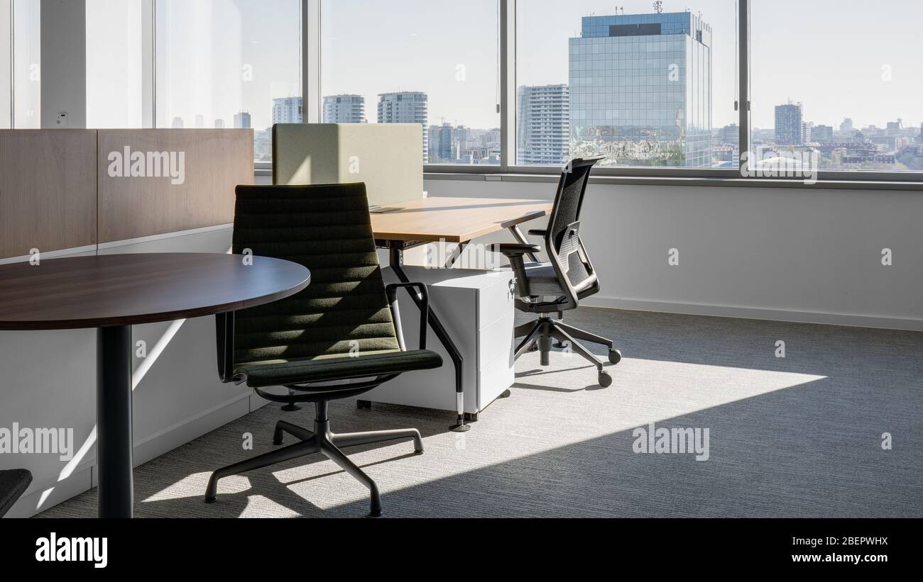 employee's office in the office near the window Stock Photo - Alamy