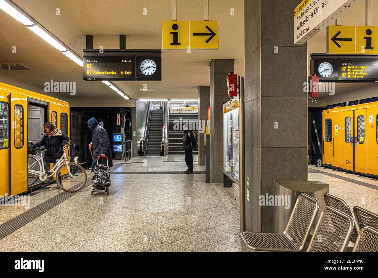 Last station on u 7 line hi-res stock photography and images - Alamy