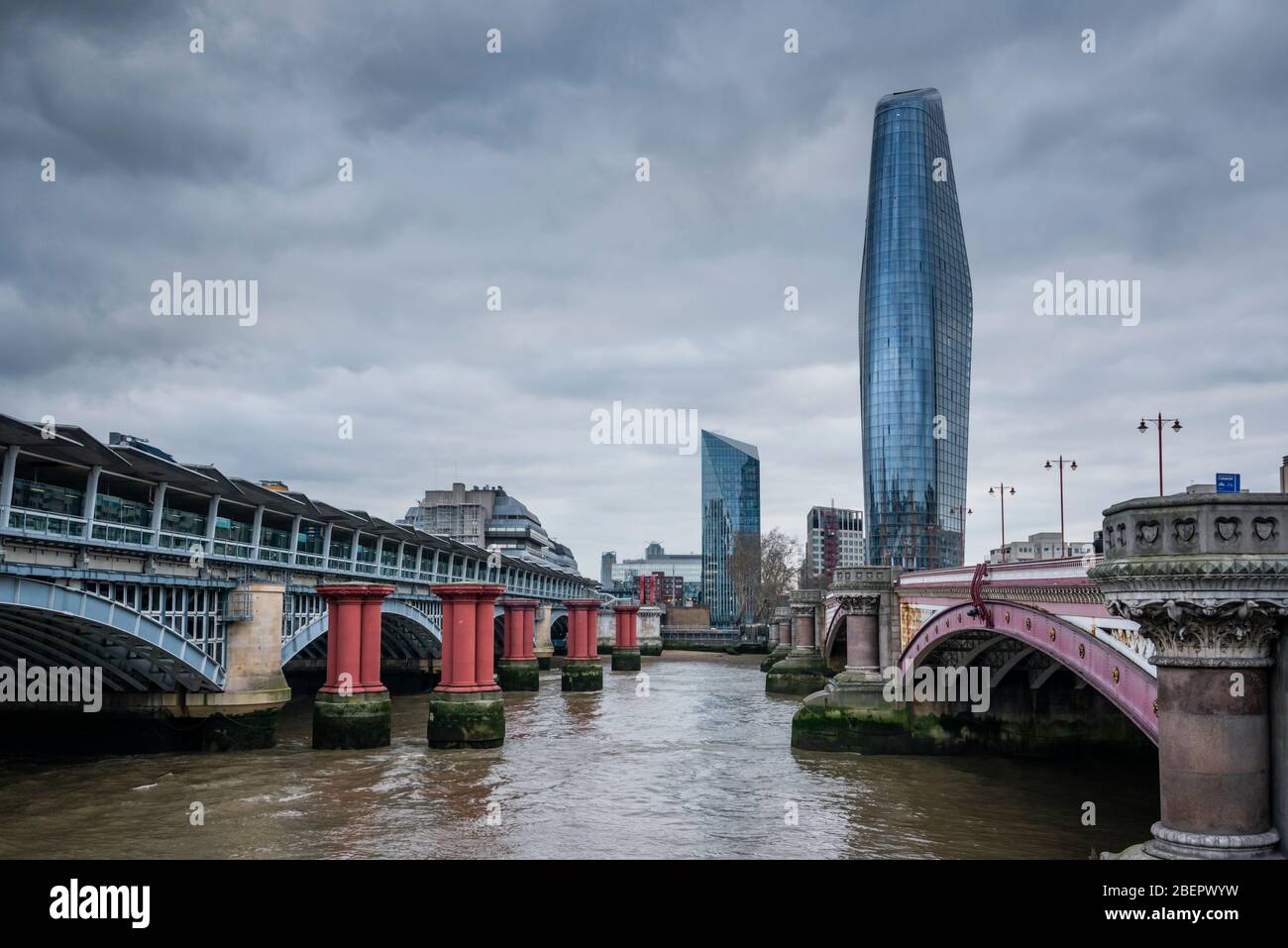One Blackfriars and 240 Blackfriars Road building, London, UK Stock ...