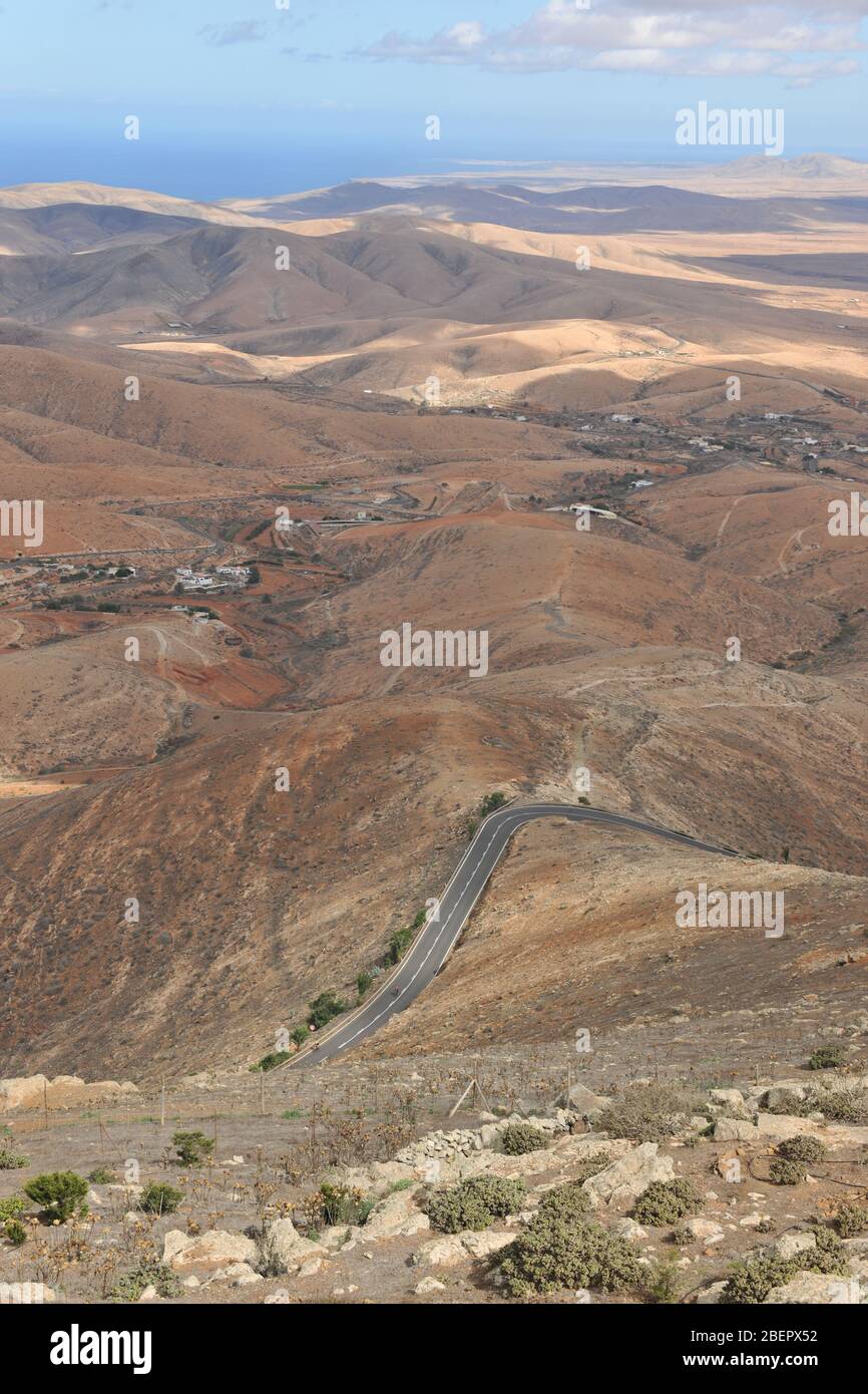 Mirador Morro Velosa, Fuerteventura, Kanarische Inseln, Atlantik ...