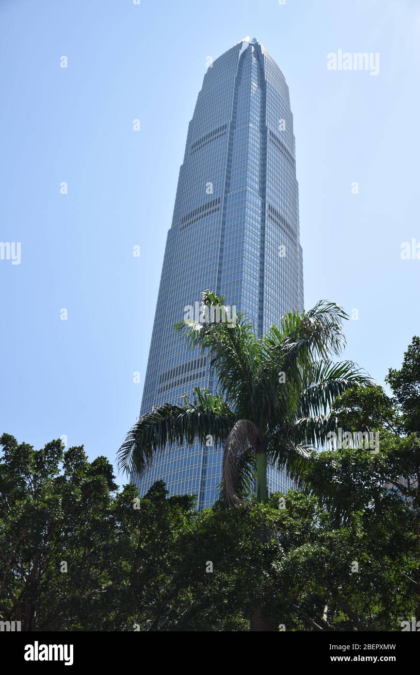 View of IFC tower (International Finance Centre) - Hong Kong Stock ...