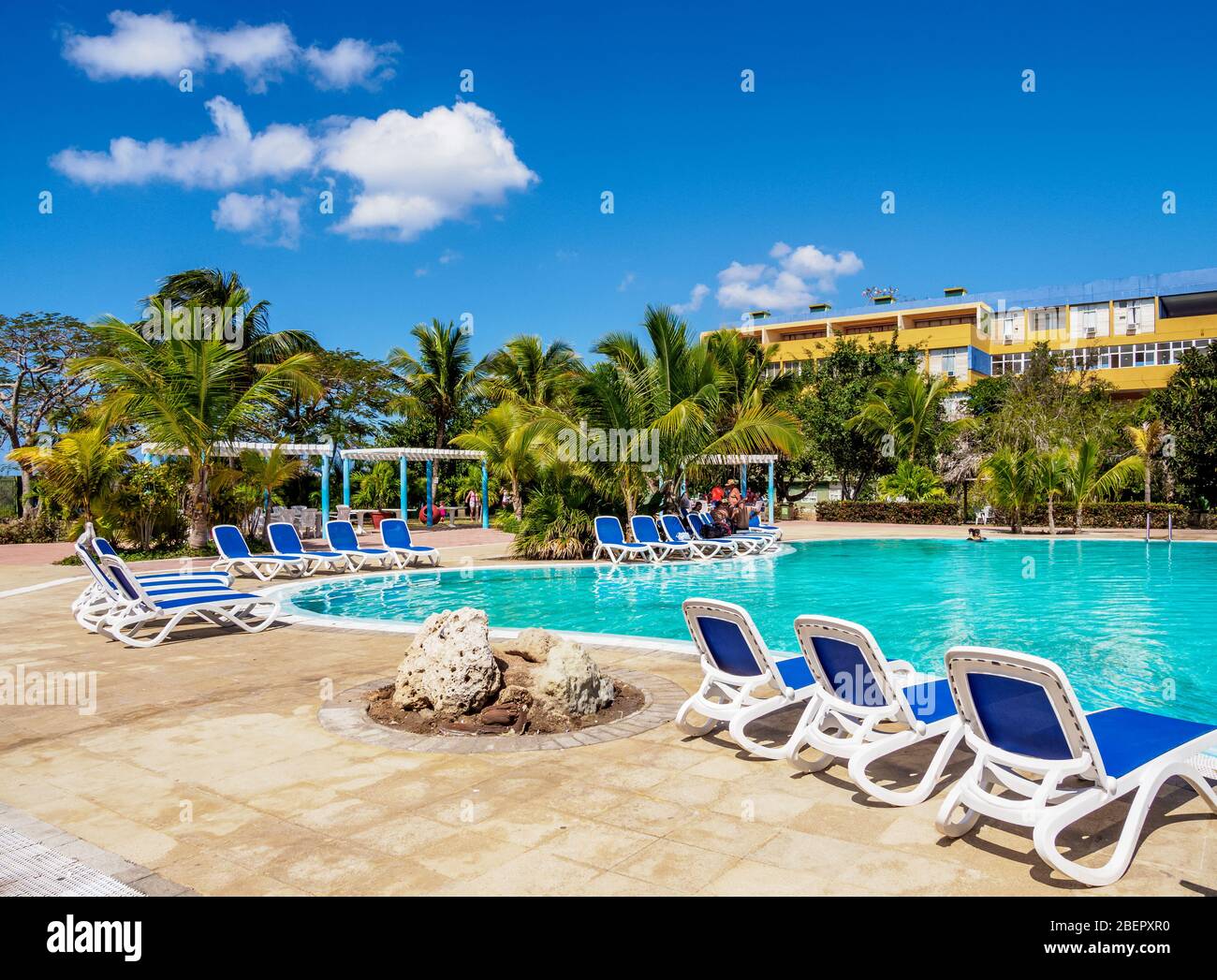 Swimming pool at Hotel Pasacaballo, Jagua, Cienfuegos, Cienfuegos ...
