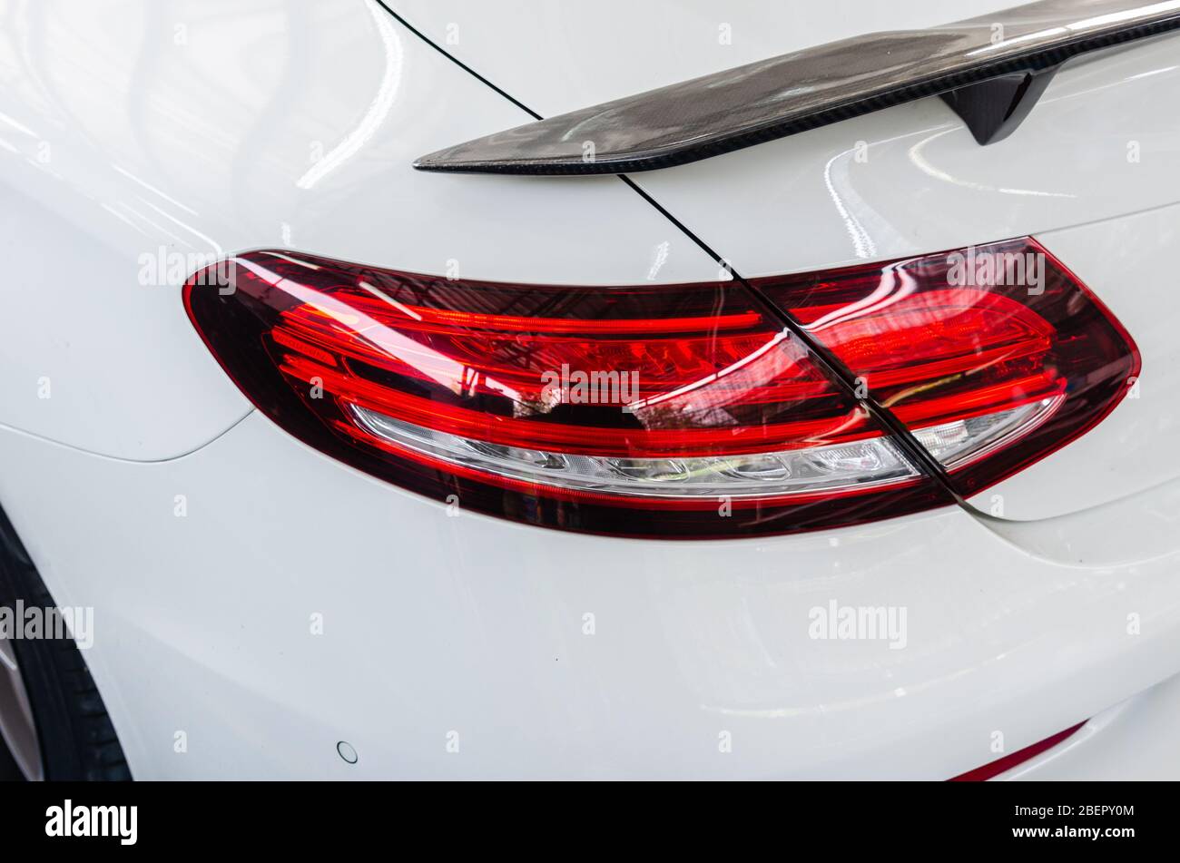 Sports car tail light hi-res stock photography and images - Alamy