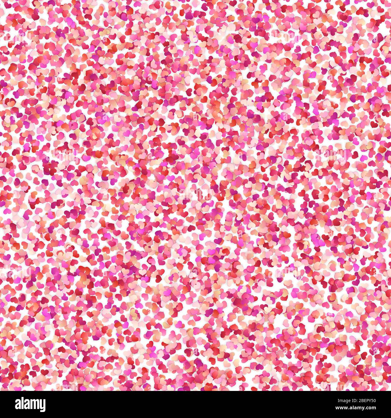 Red textile hearts confetti Stock Vector Images - Alamy