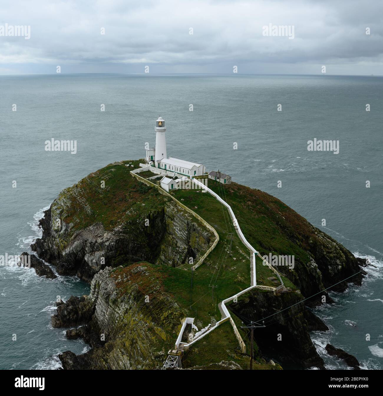 Lighthouse south stack wales hi-res stock photography and images - Alamy