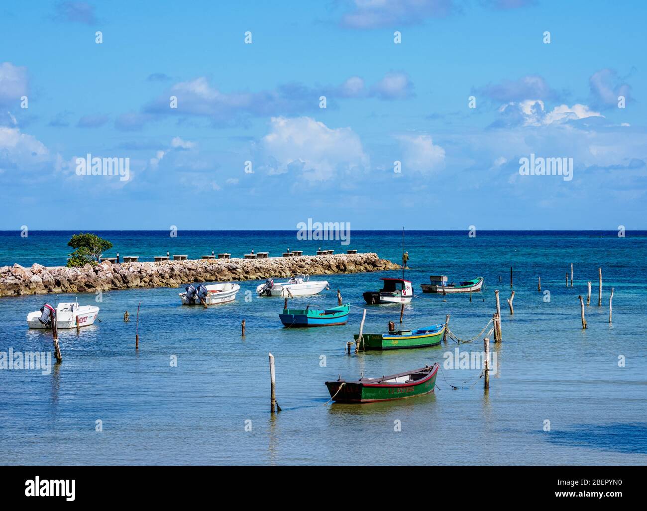 Small port in Guardalavaca, Holguin Province, Cuba Stock Photo - Alamy