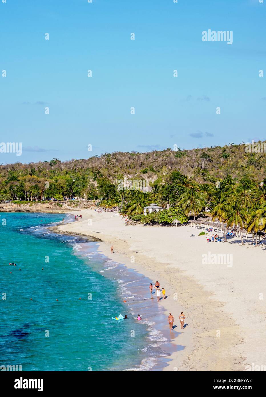 Playa Esmeralda, elevated view, Holguin Province, Cuba Stock Photo - Alamy