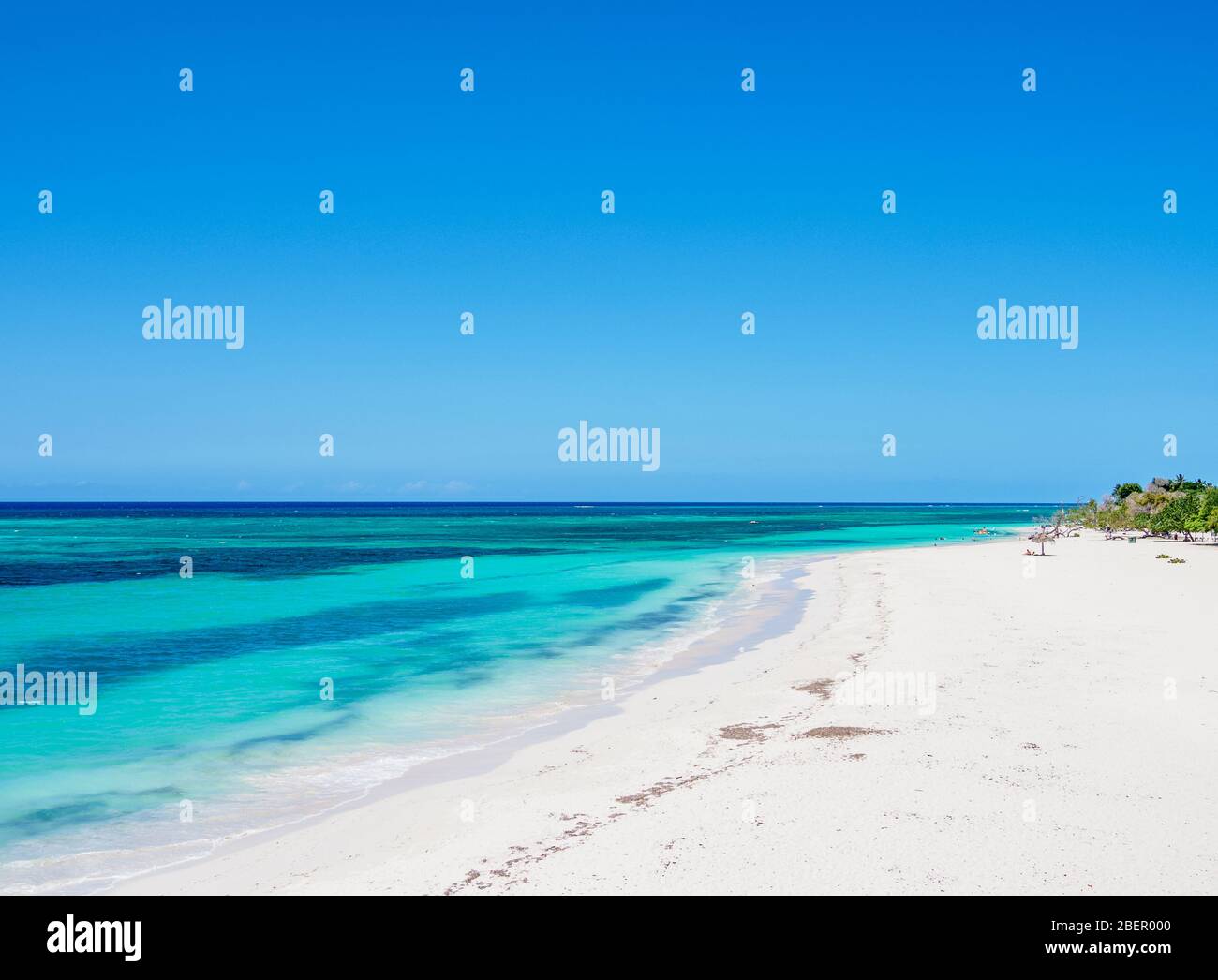 Guardalavaca Beach, elevated view, Holguin Province, Cuba Stock Photo ...