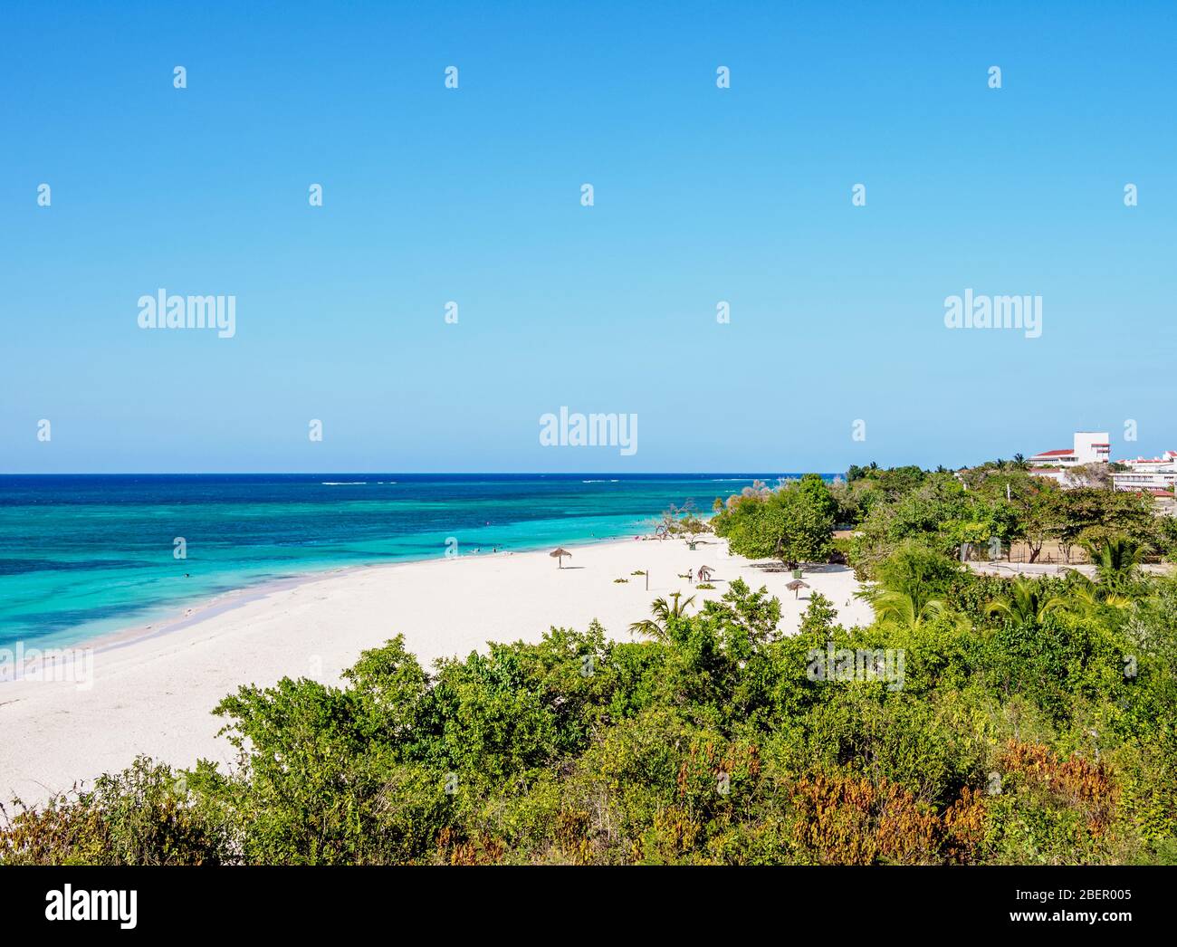 Guardalavaca Beach, elevated view, Holguin Province, Cuba Stock Photo ...