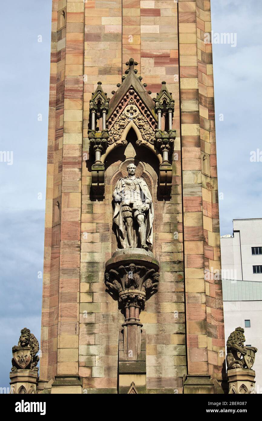 Albert Memorial Clock Tower, Belfast, Northern Ireland, UK Stock Photo ...