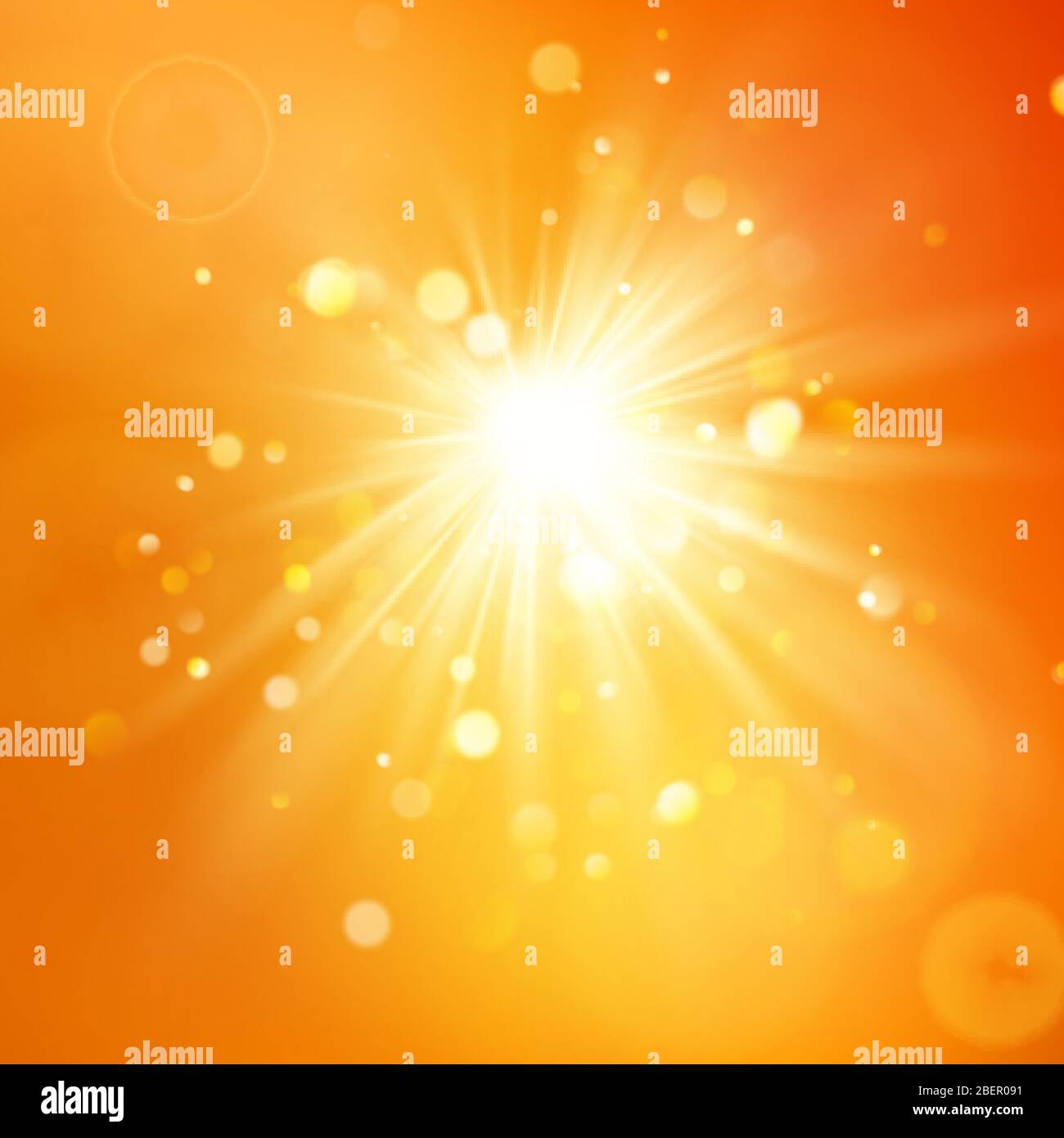 Enjoy the sunshine. Warm day light. Summer background with a hot sun ...