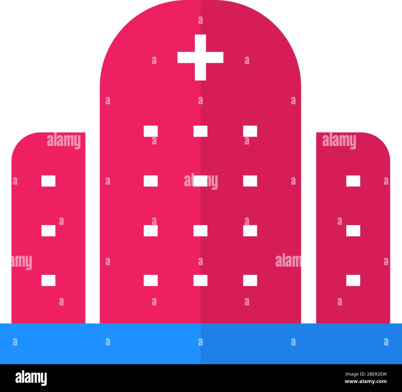 hospital icon vector flat design Stock Vector Image & Art - Alamy