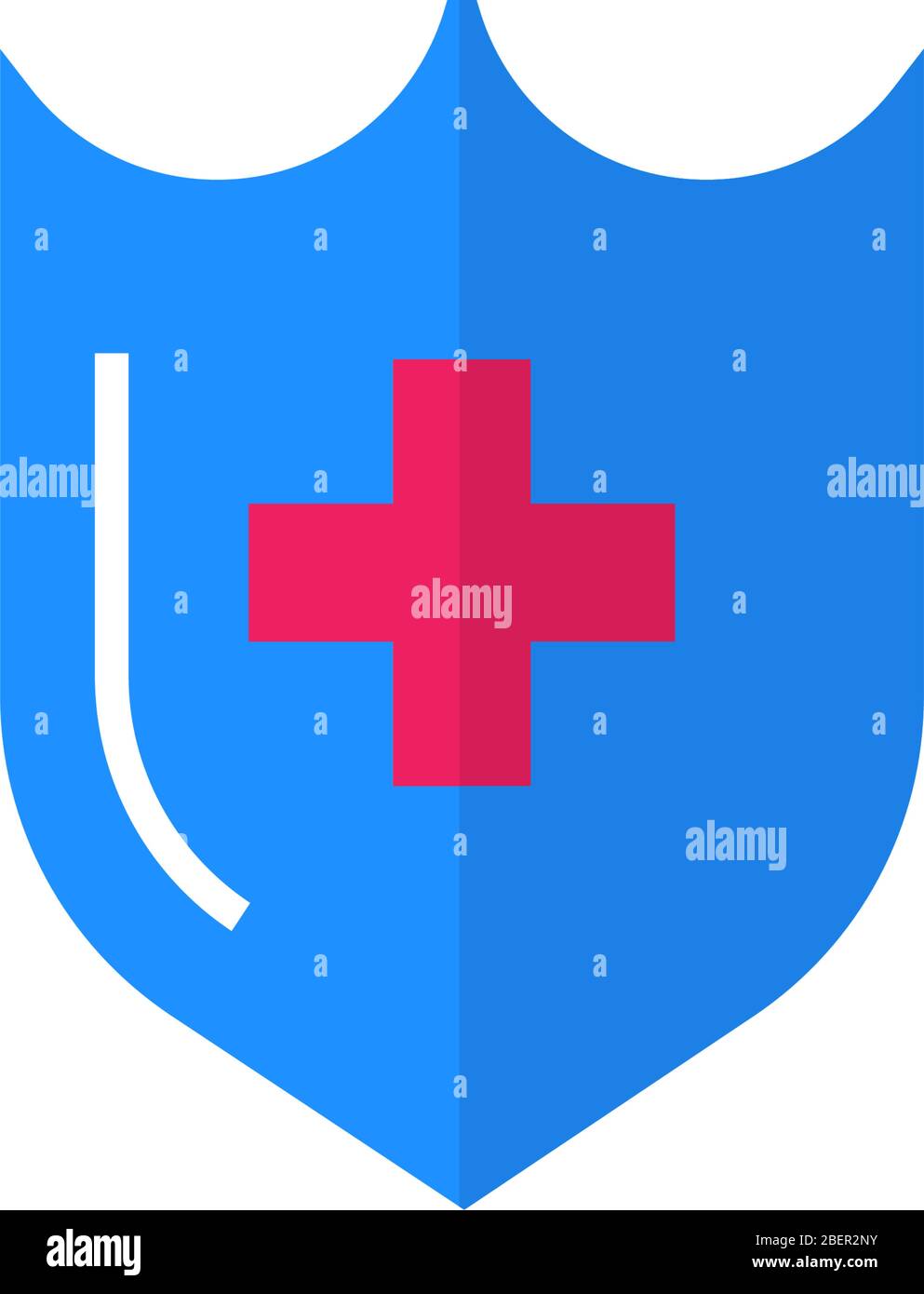 medical shield icon vector flat design Stock Vector Image & Art - Alamy