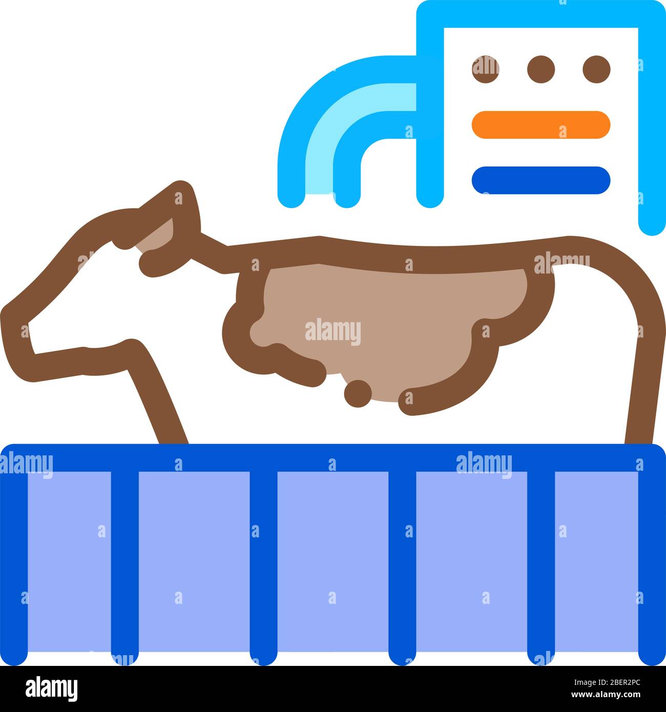 cow check icon vector outline illustration Stock Vector Image & Art - Alamy
