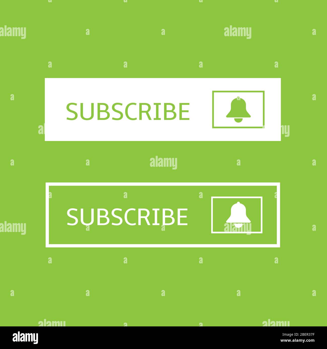 Subscribe banner templates Stock Vector Image & Art - Alamy