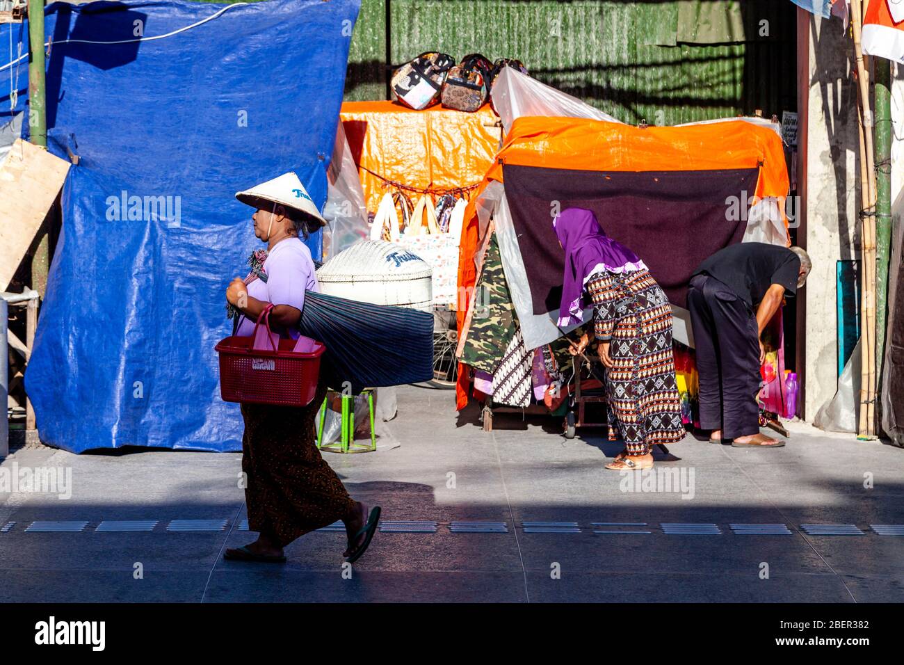 Street Scene, Malioboro Street, Yogyakarta, Java, Indonesia Stock Photo ...