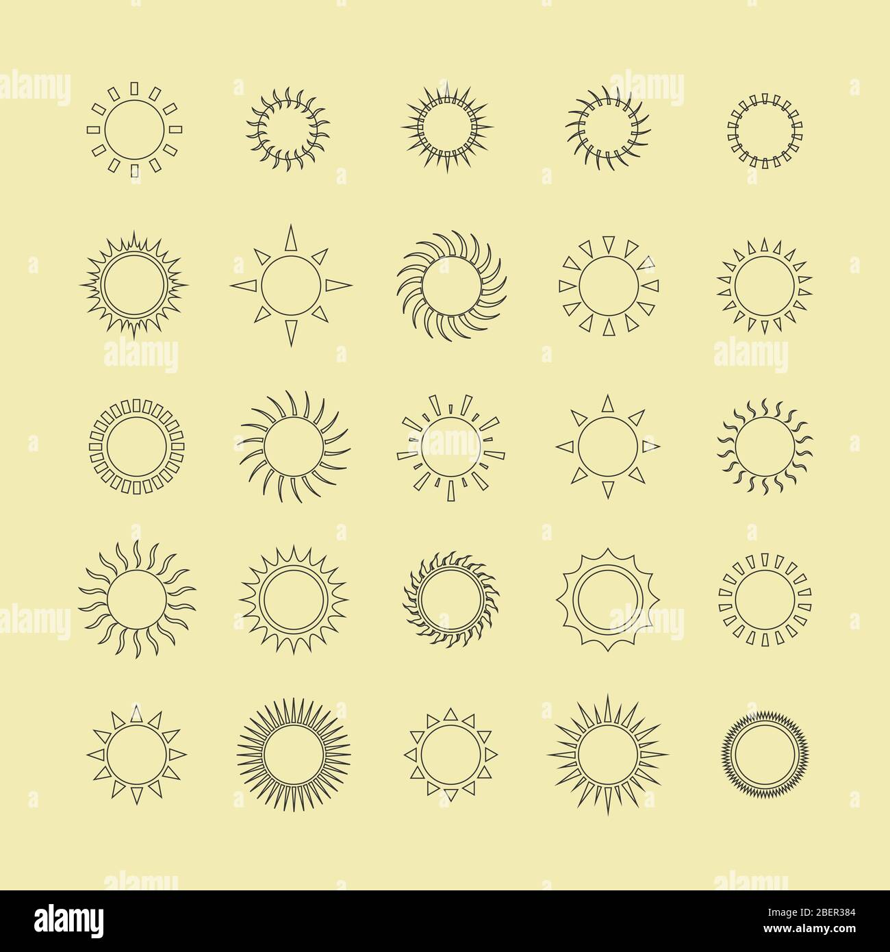 Sun energy isolated icon Stock Vector Images - Alamy