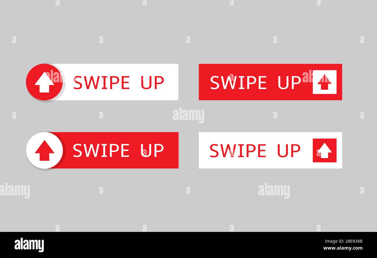 Swipe up button set Stock Vector Image & Art - Alamy
