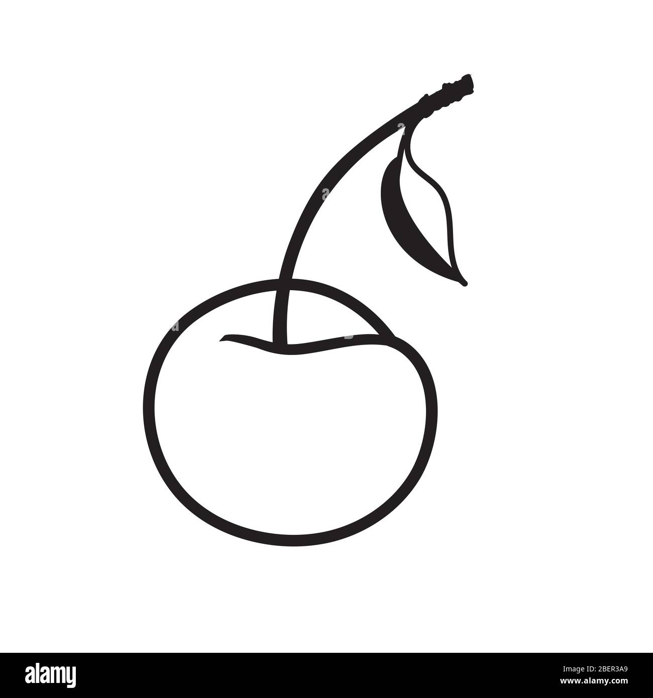 One Cherry Clipart