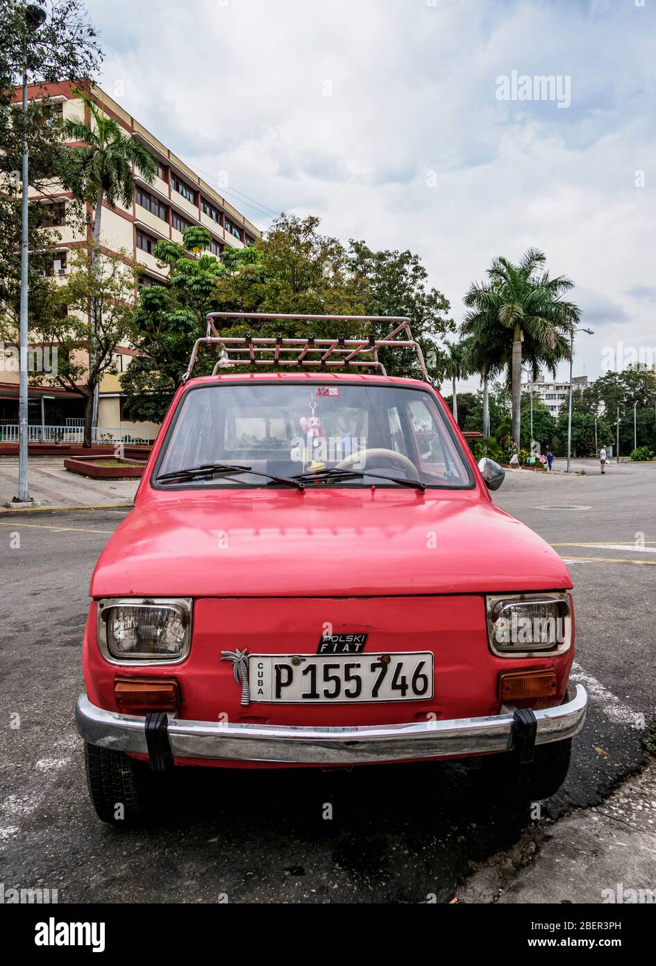 Polish Fiat in Havana, La Habana Province, Cuba Stock Photo - Alamy