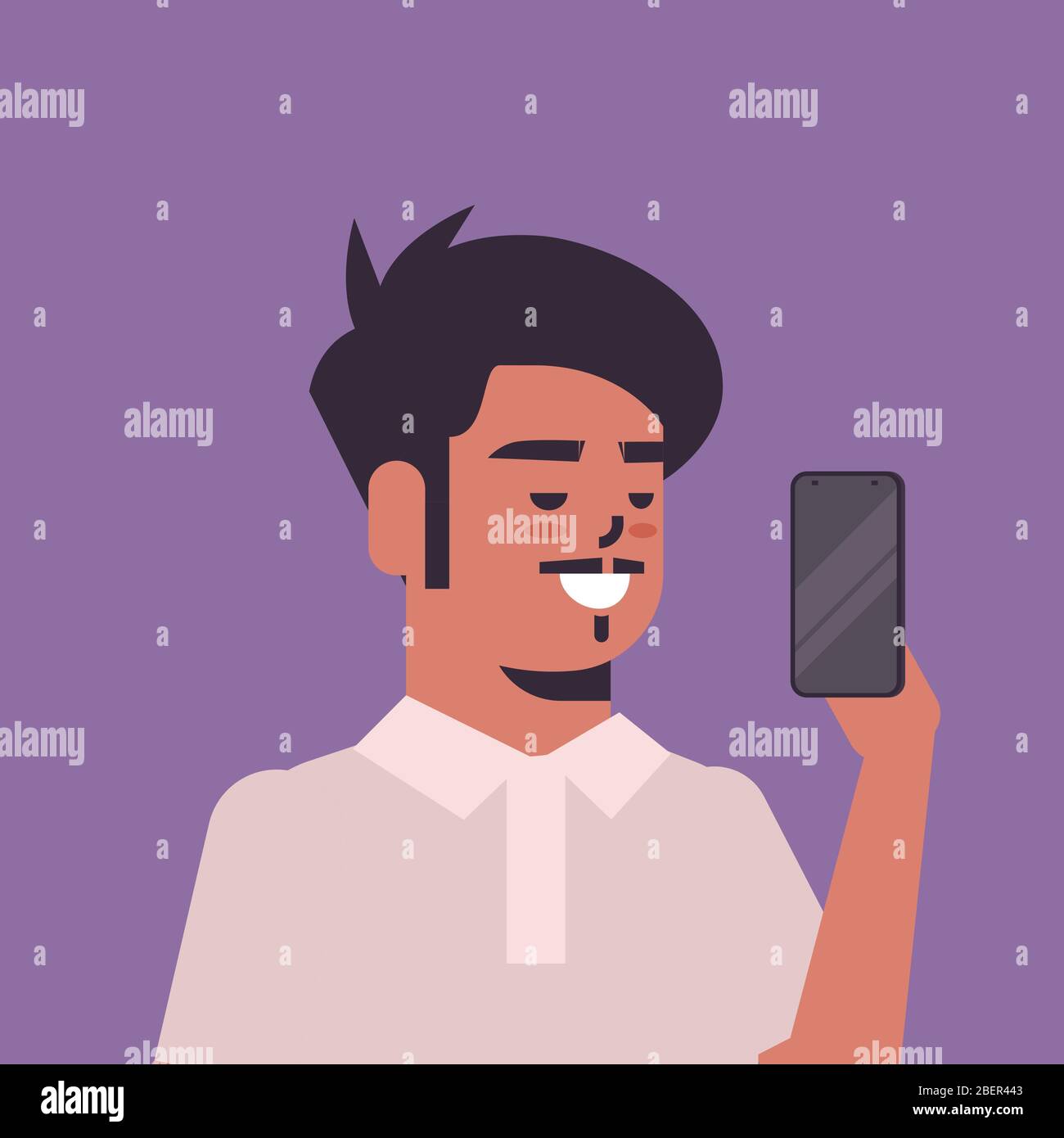 Photo of young indian man Stock Vector Images - Alamy
